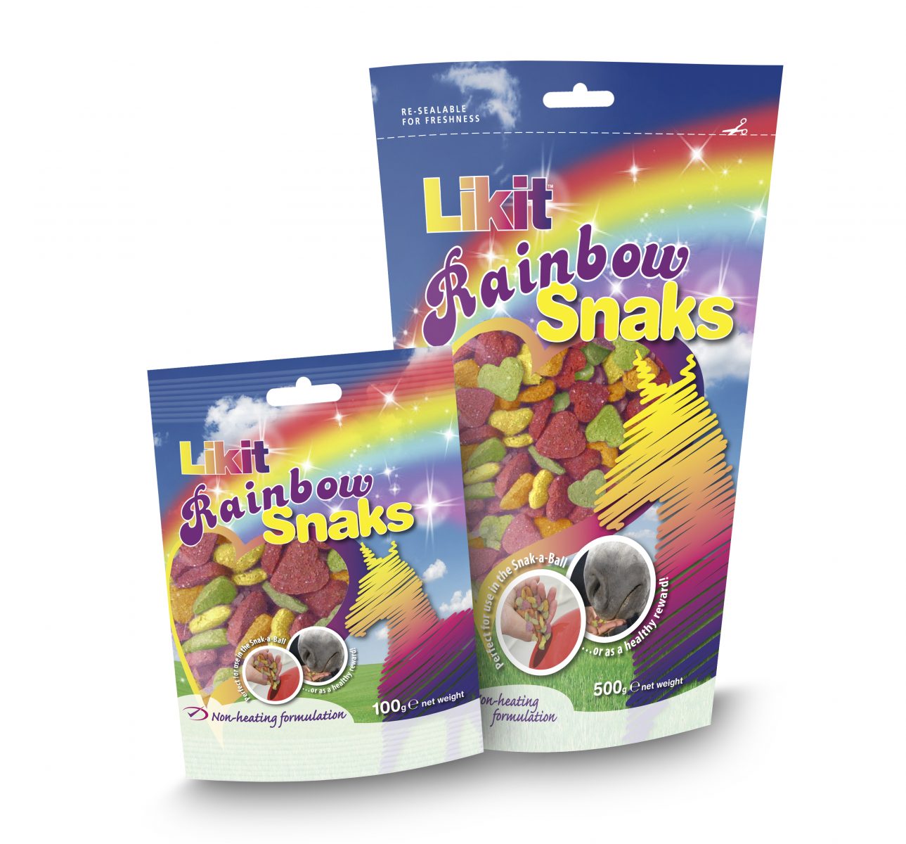 Rainbow Likit Snaks | Likit Horse Treat & Toy | Low Sugar