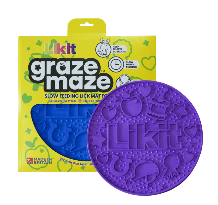 Likit Graze Maze | Likit Horse Treat & Toy | Slow Feeding Lick Mat